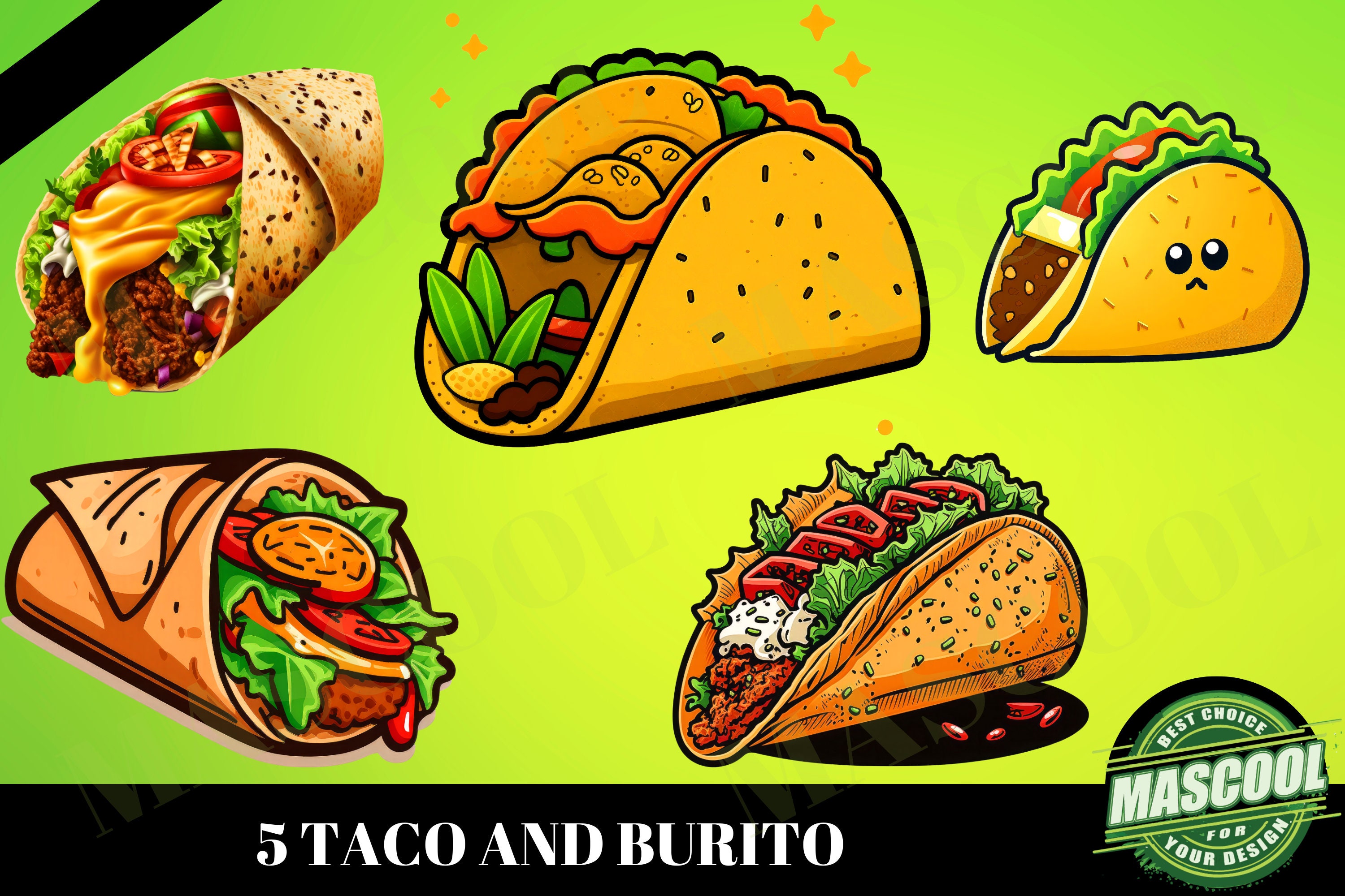 5 TACO AND BURITO Png,mexican Food Png,cuisine Food Png,fiesta Food Png ...