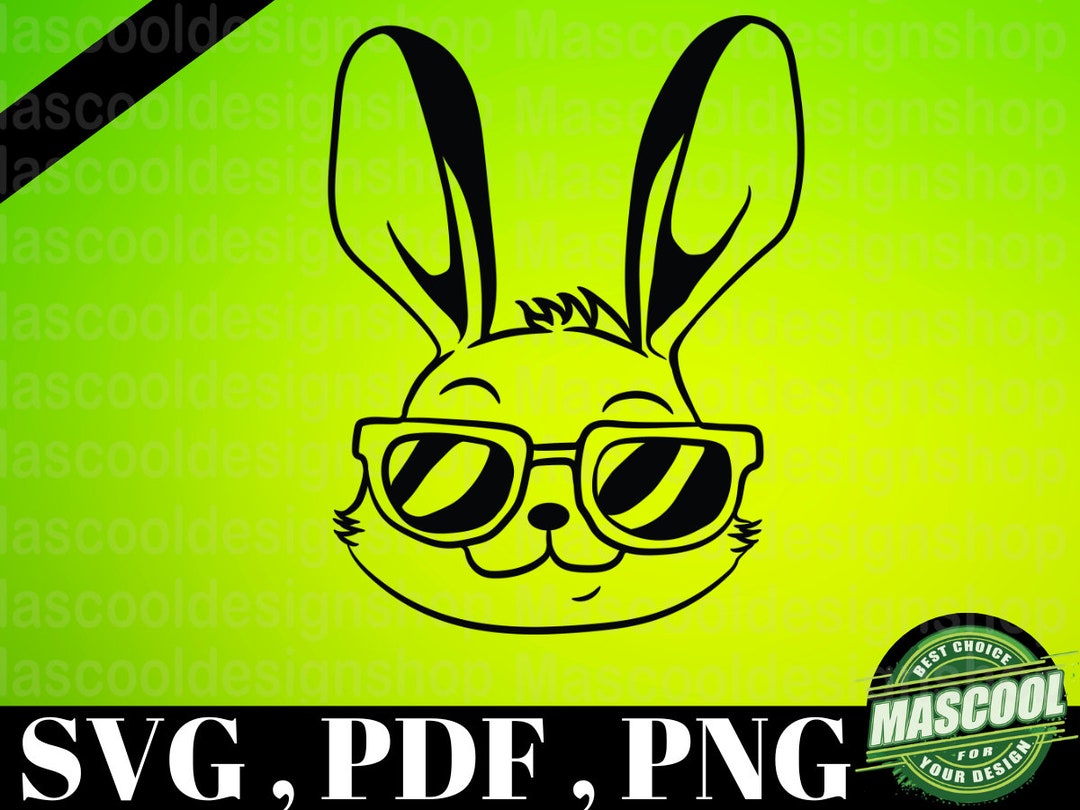 Easter Bunny Sunglasses Svg,kid's Design,boy Easter Svg,cute Easter ...