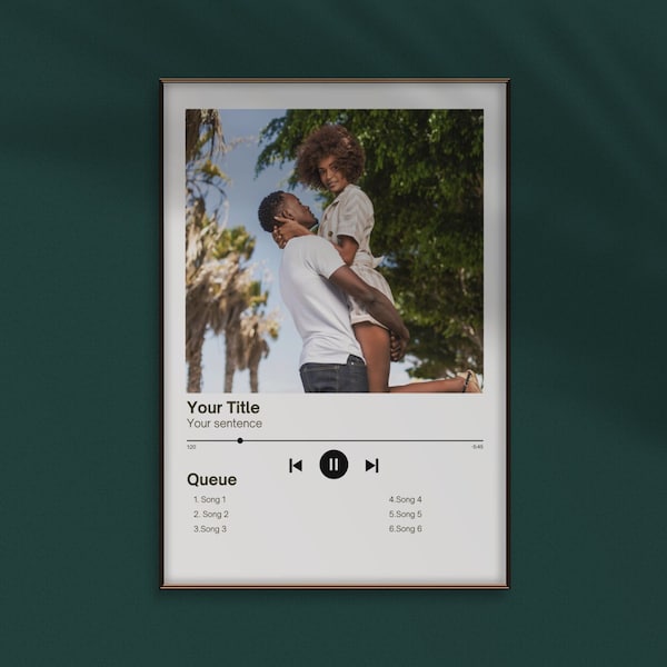 Spotify Wall Art Printable - Etsy