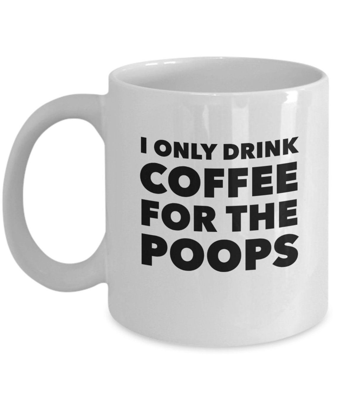 Funny Poop Coffee Mug Coffee Makes Me Poop Novelty Cup for Friend, Boss ...
