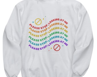 Please Stop Hoodie - Etsy