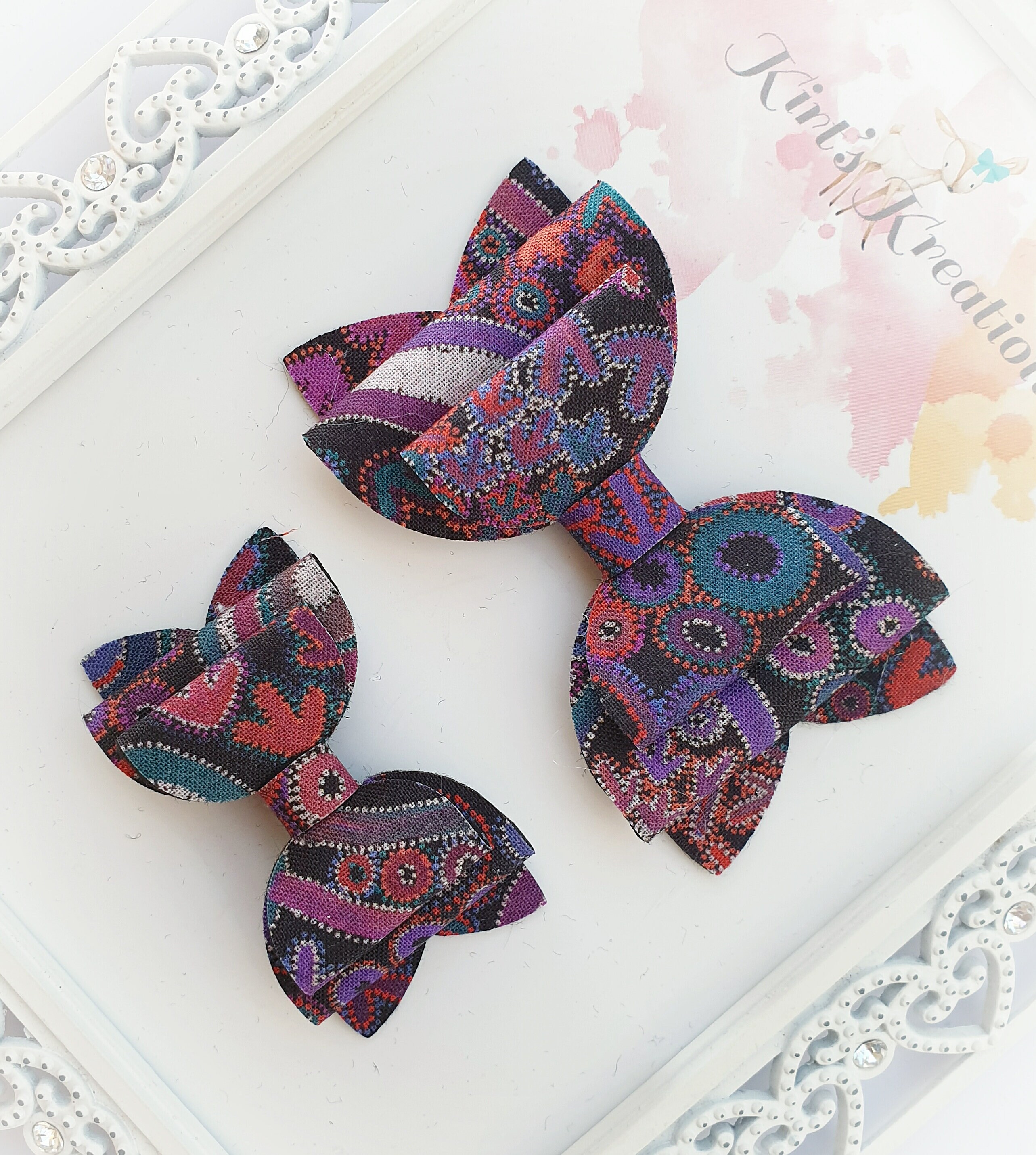 Indigenous Bows Aboriginal Fabric Bows Snake Dreaming Emu - Etsy Australia