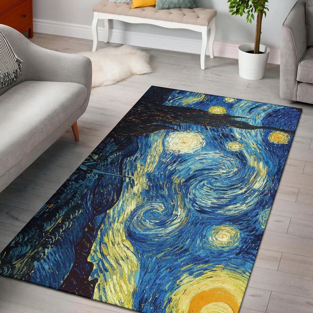 The Starry Night Area Rug, the Starry Night Carpet, the Starry Night ...