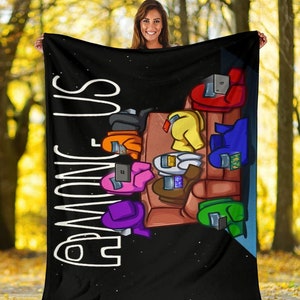 Among Us Blanket, Among Us, Among Us Gift, Among Us Gamer, Gamer Gift ...