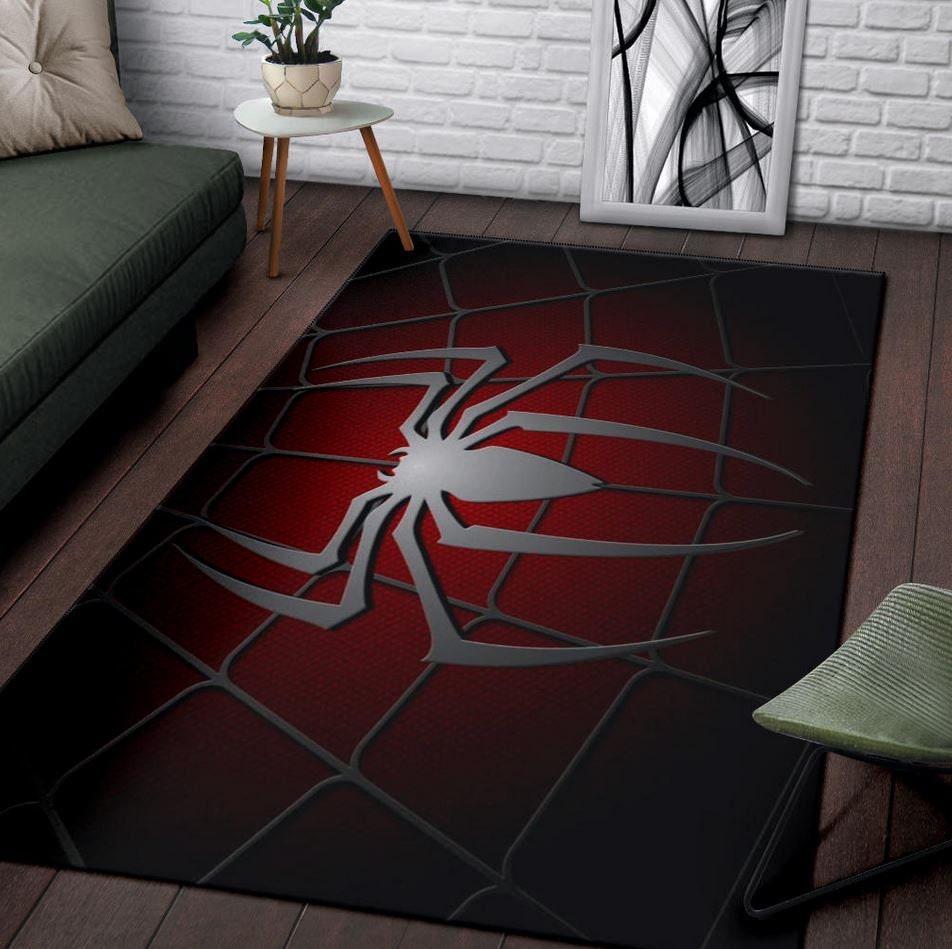 Spiderman Area Rug Spiderman Spiderman Gift Spiderman - Etsy