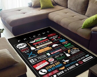 Tv Show Friends Rug - Etsy