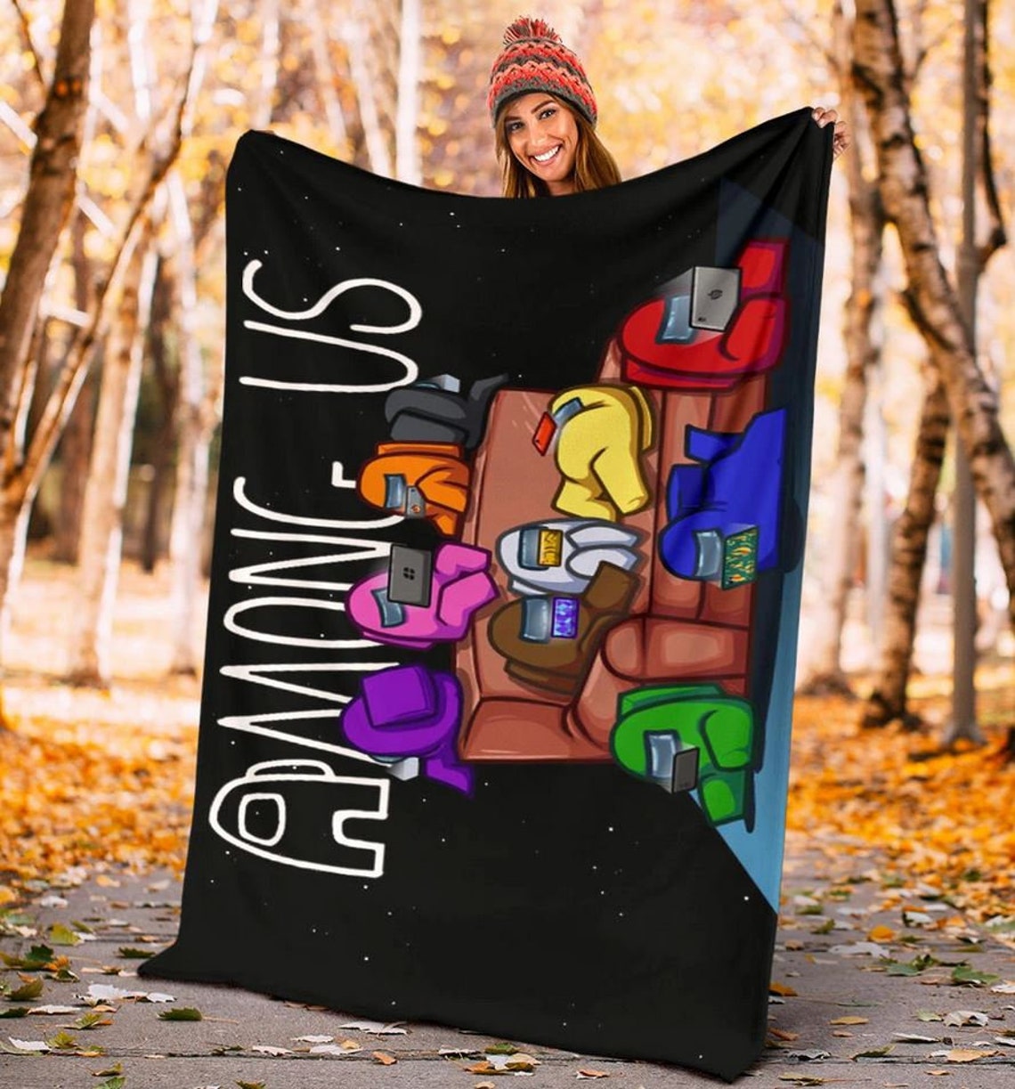 Among Us Blanket Among Us Among Us Gift Among Us Gamer - Etsy