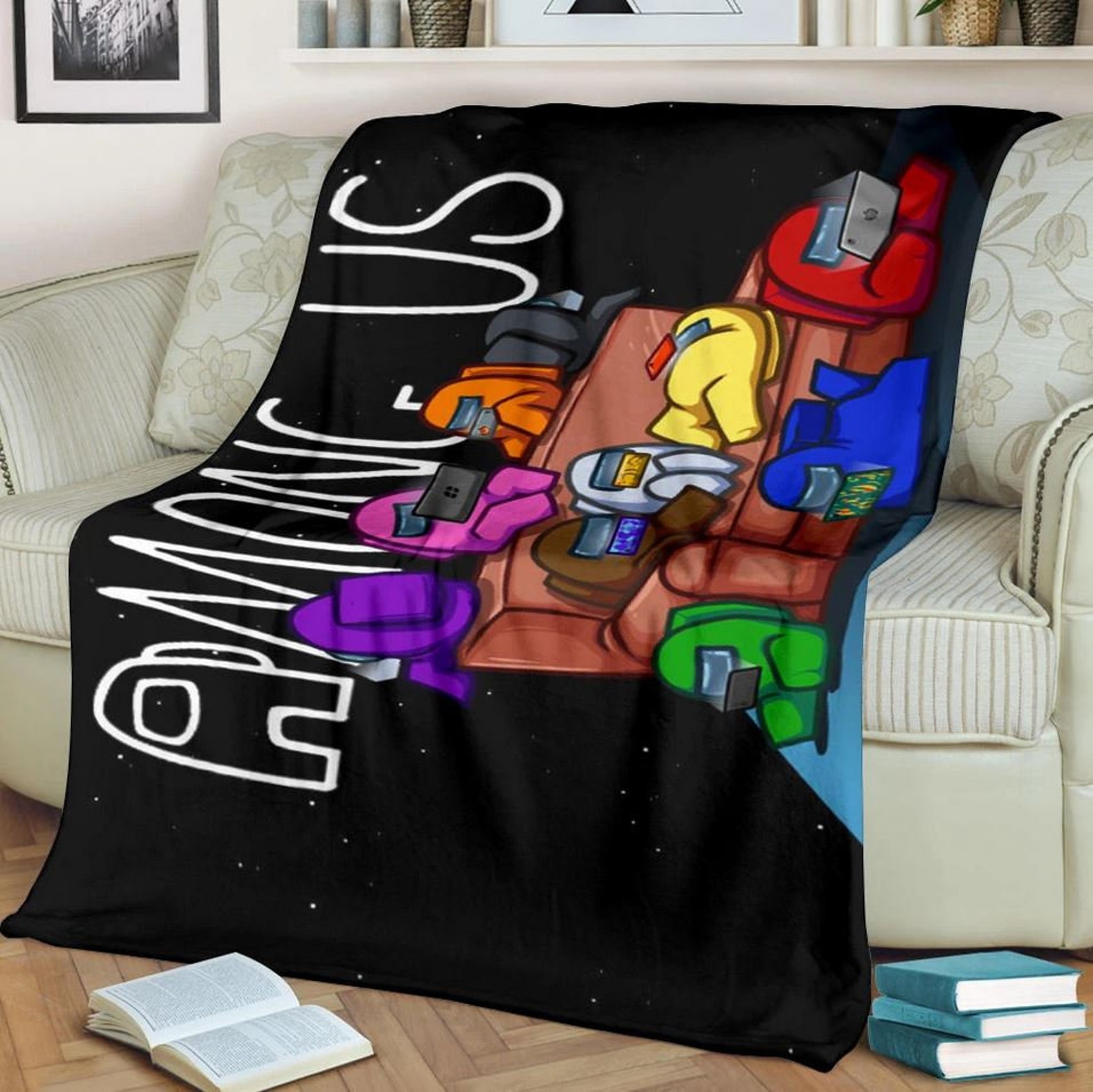 Among Us Blanket Among Us Among Us Gift Among Us Gamer - Etsy