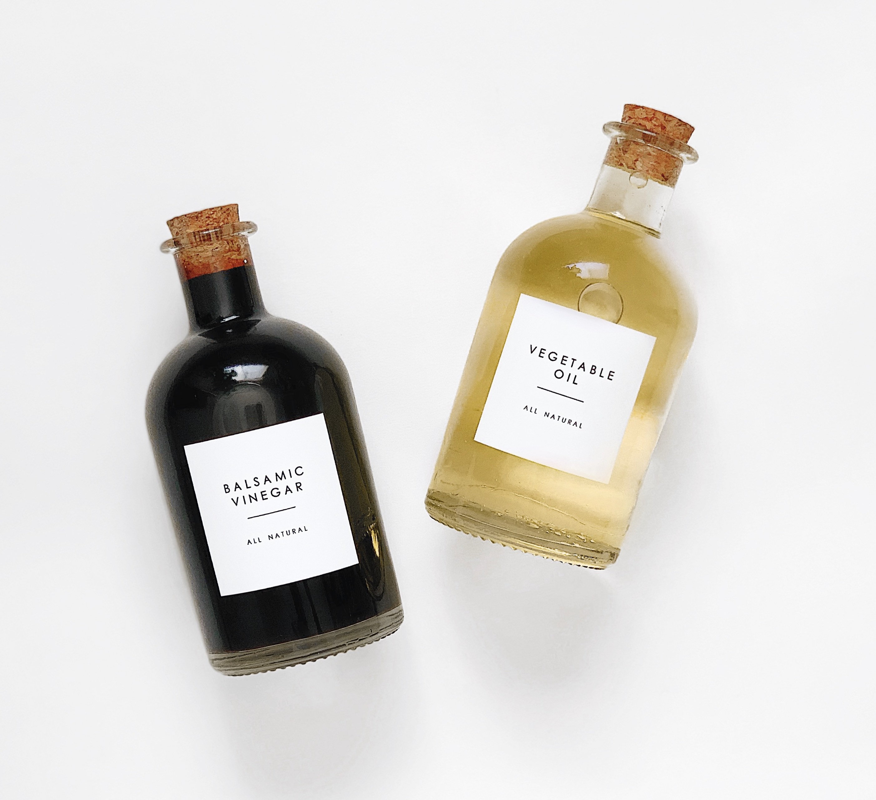 Balsamic Vinegar Bottle Labels