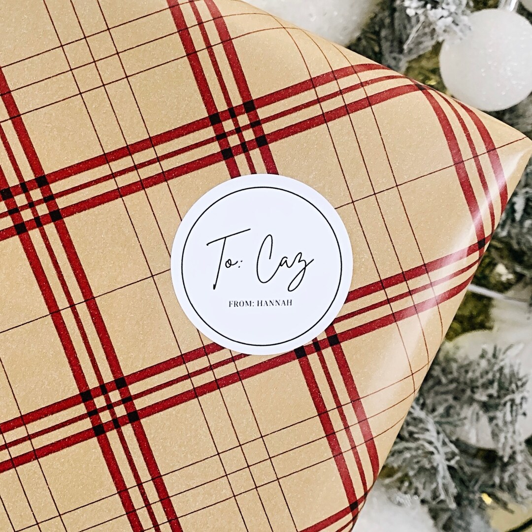 CUSTOM Gift Tag Stickers / Labels for Gifts / Labels for Envelopes ...