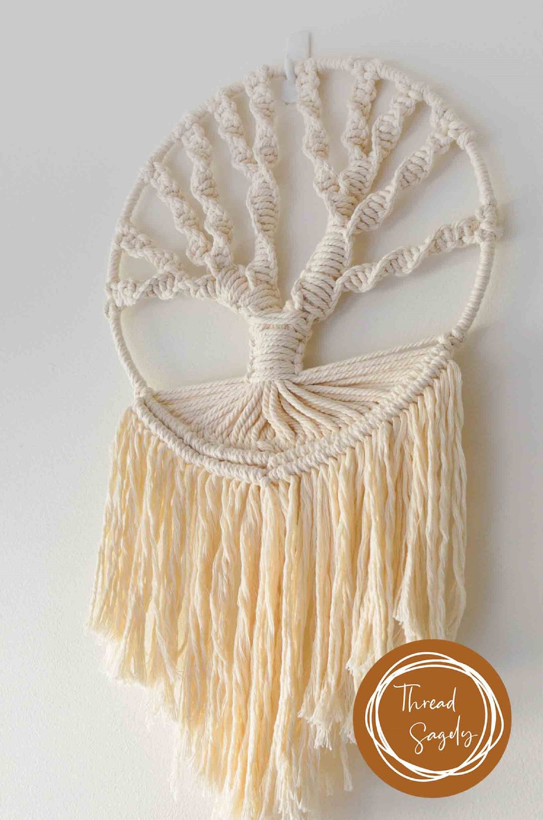 Macrame Tree Pattern || Tree of Life II Beginner Macrame II Macrame ...