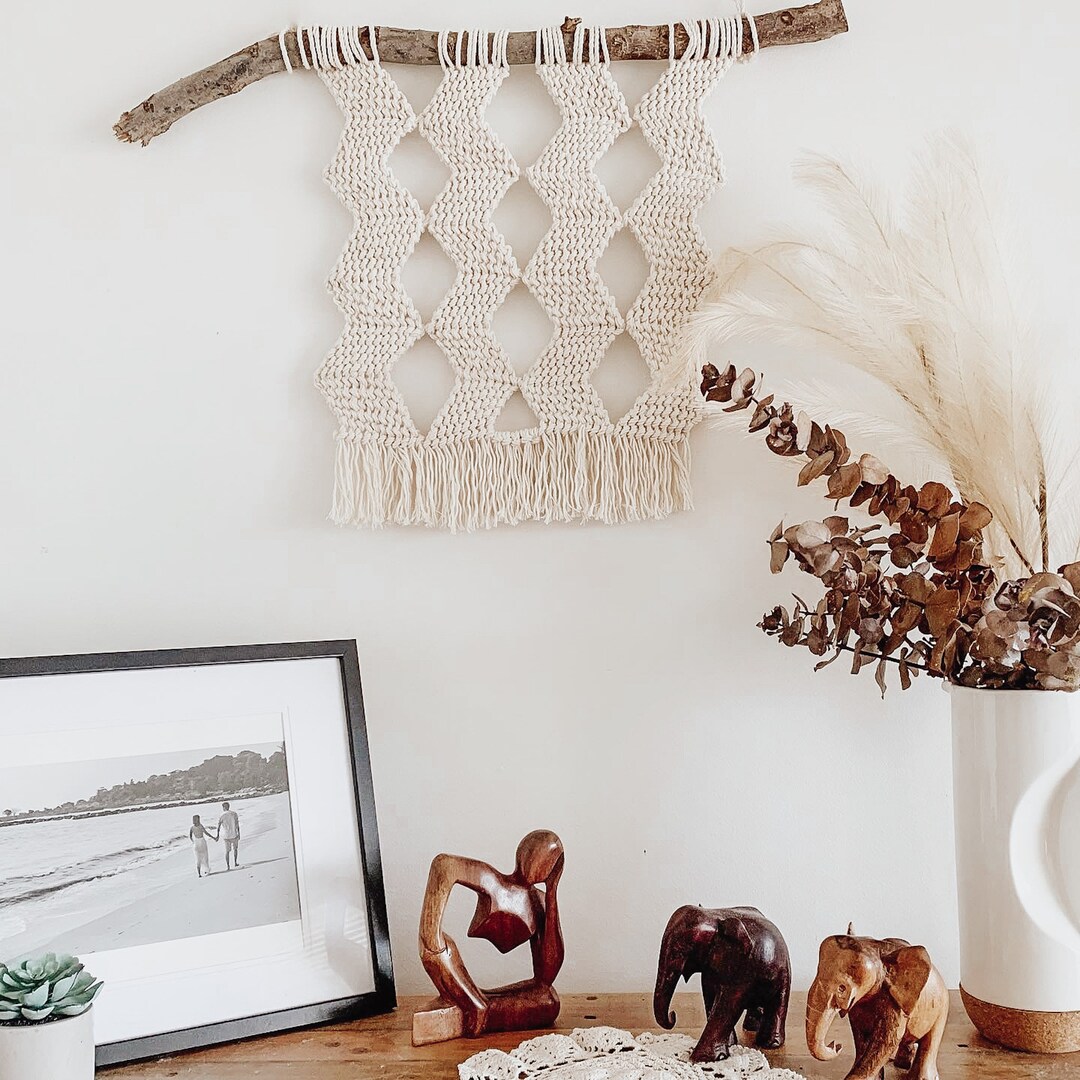 Beginner Macrame Wall Hanging Pattern || GEORGIA || Modern Macrame ...