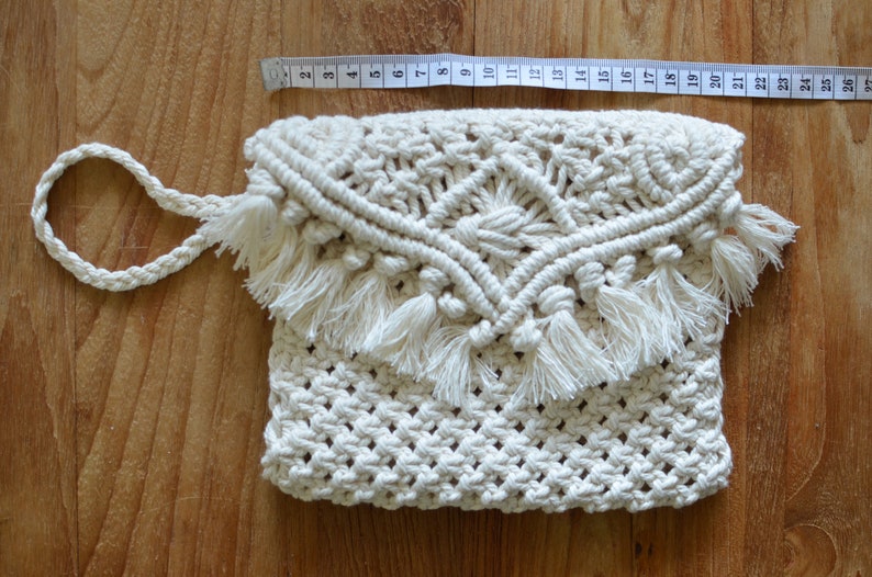 Macrame Pattern DIA Macrame Clutch Pattern Beginner | Etsy