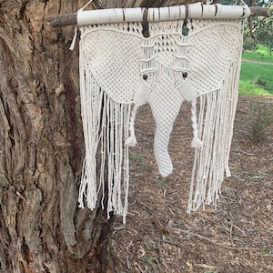 Macrame Pattern I Macrame Elephant PDF Pattern, Nursery Decor, Macrame ...