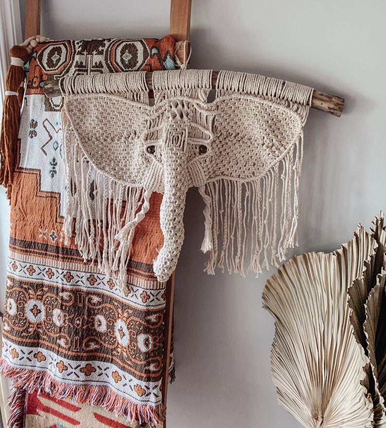 Macrame Pattern I BABAR I Macrame Elephant Animal Macrame - Etsy India