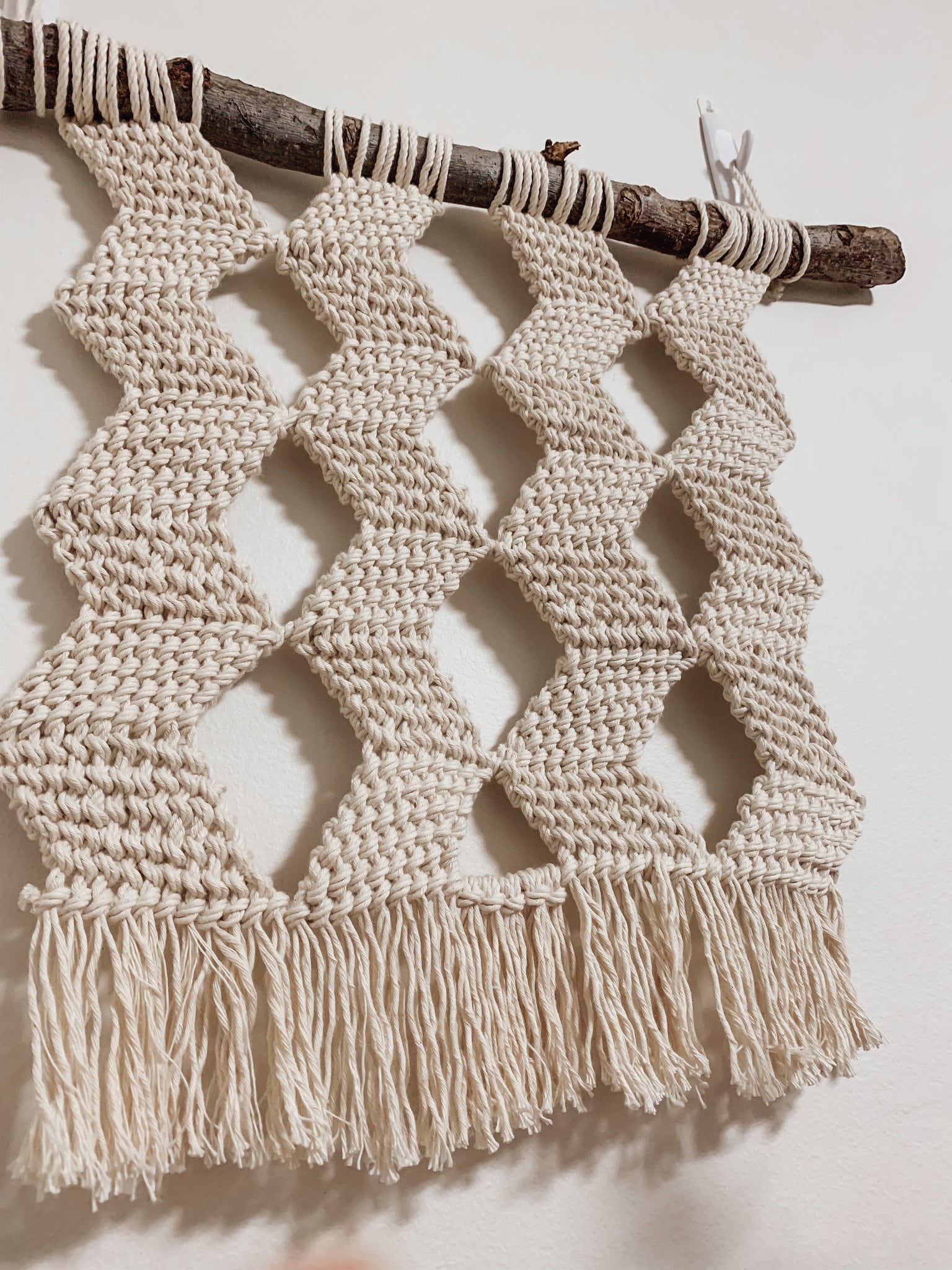 Beginner Macrame Wall Hanging Pattern GEORGIA Modern - Etsy