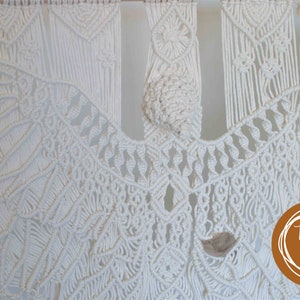 Macrame Bird Pattern || ERNEST || Intermediate Macrame Wings PDF Pattern || Macrame Bed Head ...