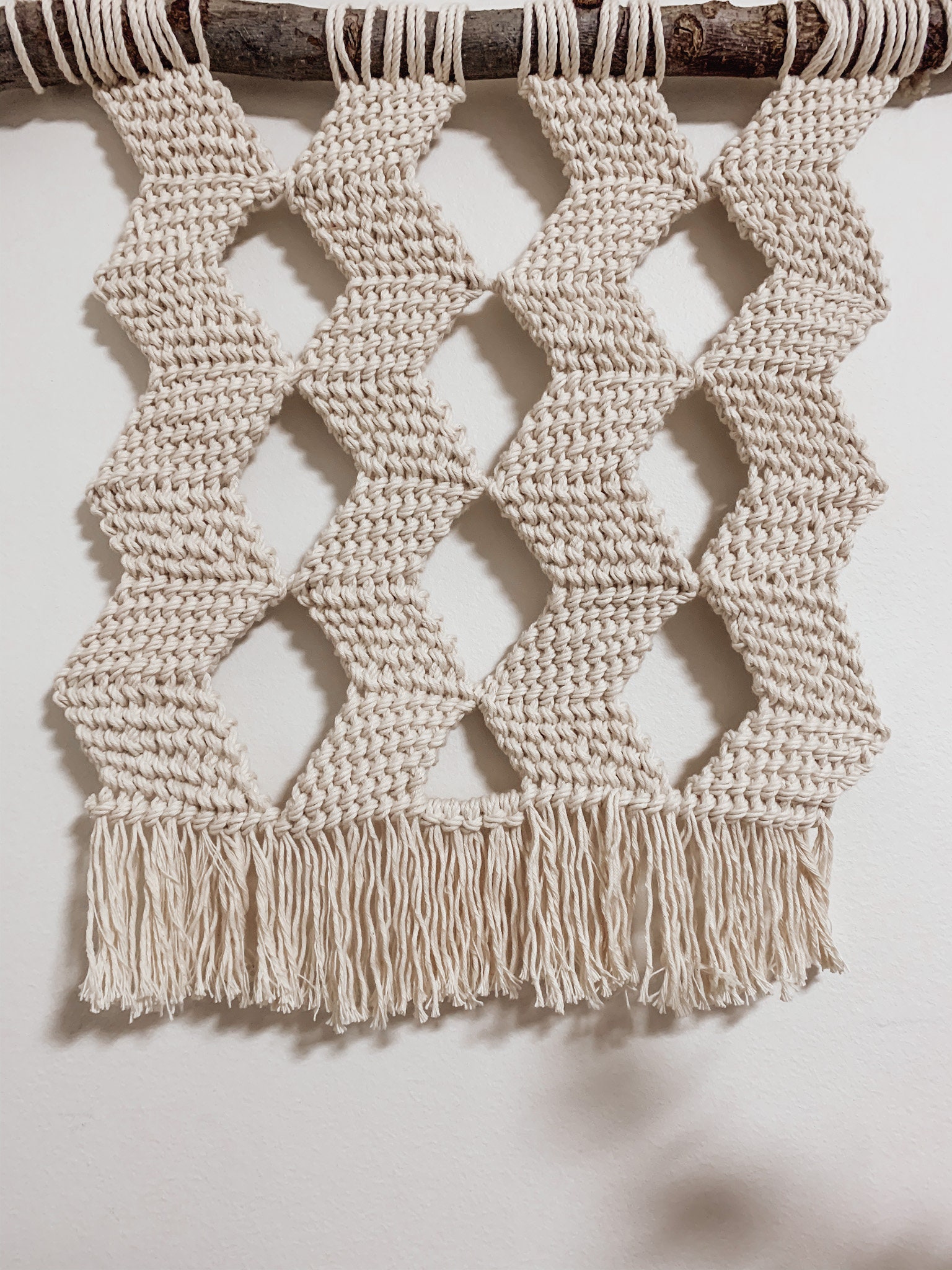 Beginner Macrame Wall Hanging Pattern GEORGIA Modern | Etsy