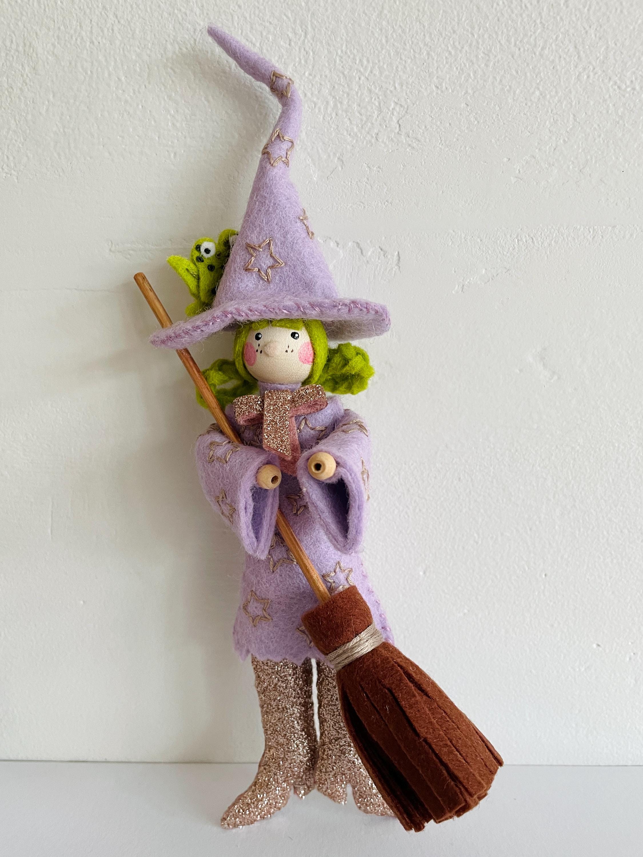 Felt Witch PDF Pattern Instant Download | Halloween | Felt Ornament ...