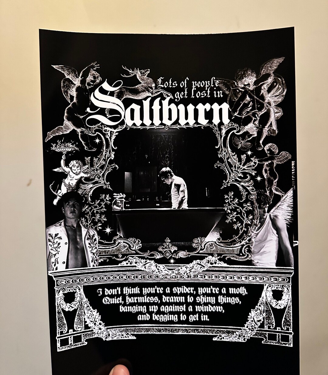 Saltburn Inspired Print Barry Keoghan Jacob Elordi Thriller Horror ...