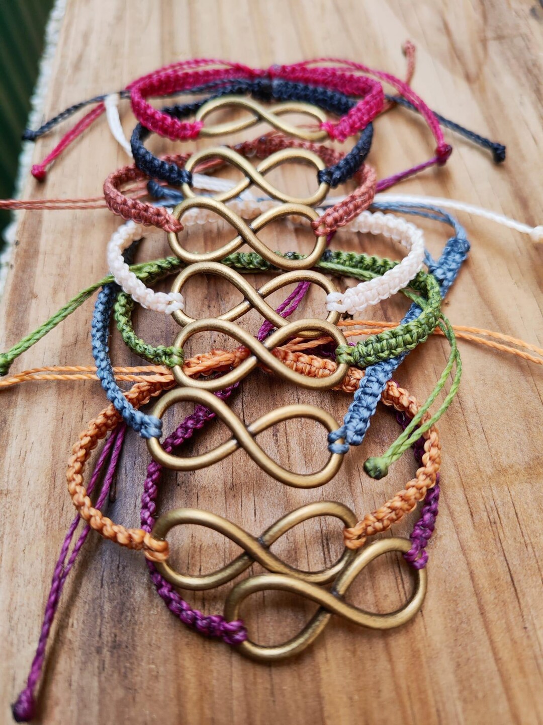 Infinity Macrame Bracelets. Friends, Girlfriends Forever. Infinite Love ...