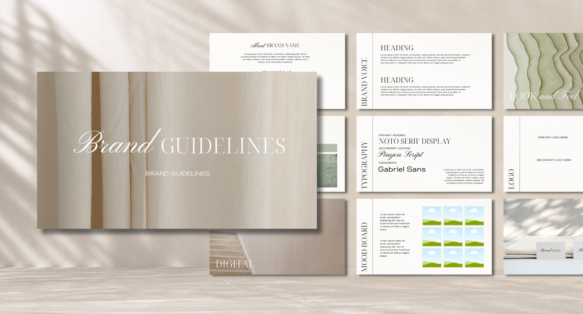 Minimal Brand Guidelines Template - Etsy