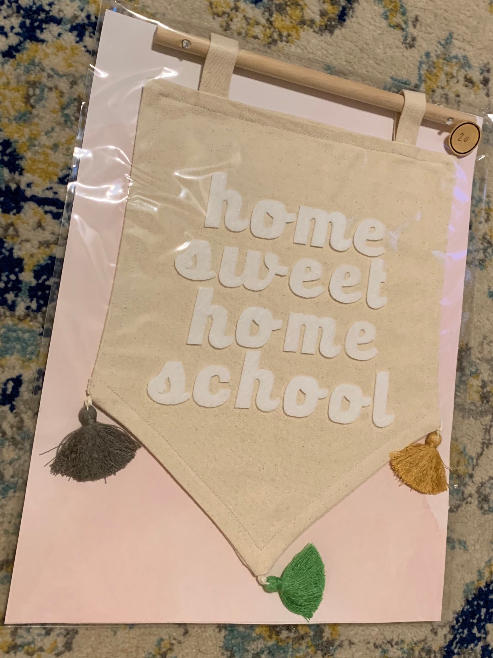 Virtual Learning & Homeschool Wall Decor Home Sweet Home | Etsy