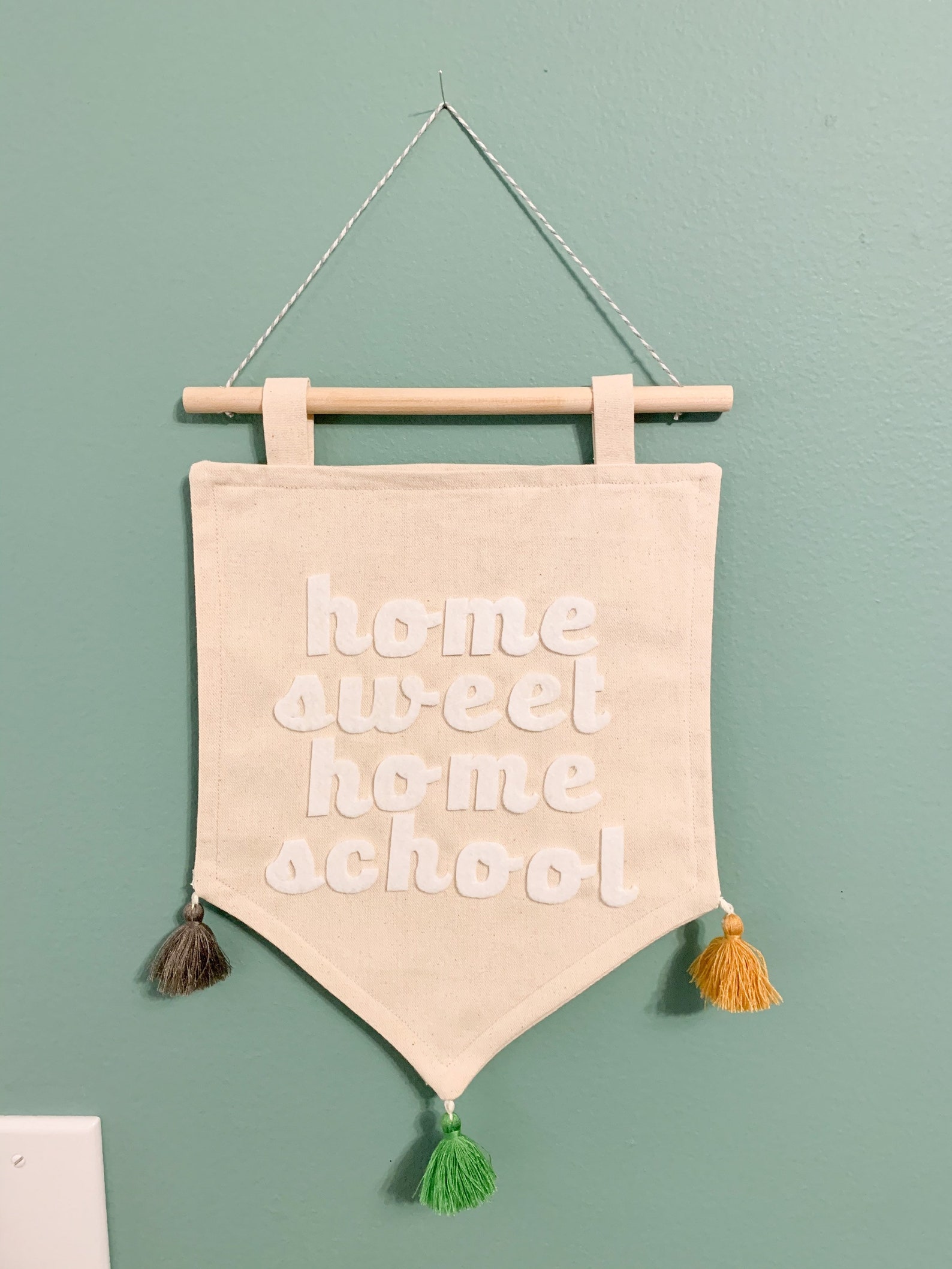 Virtual Learning & Homeschool Wall Decor Home Sweet Home | Etsy