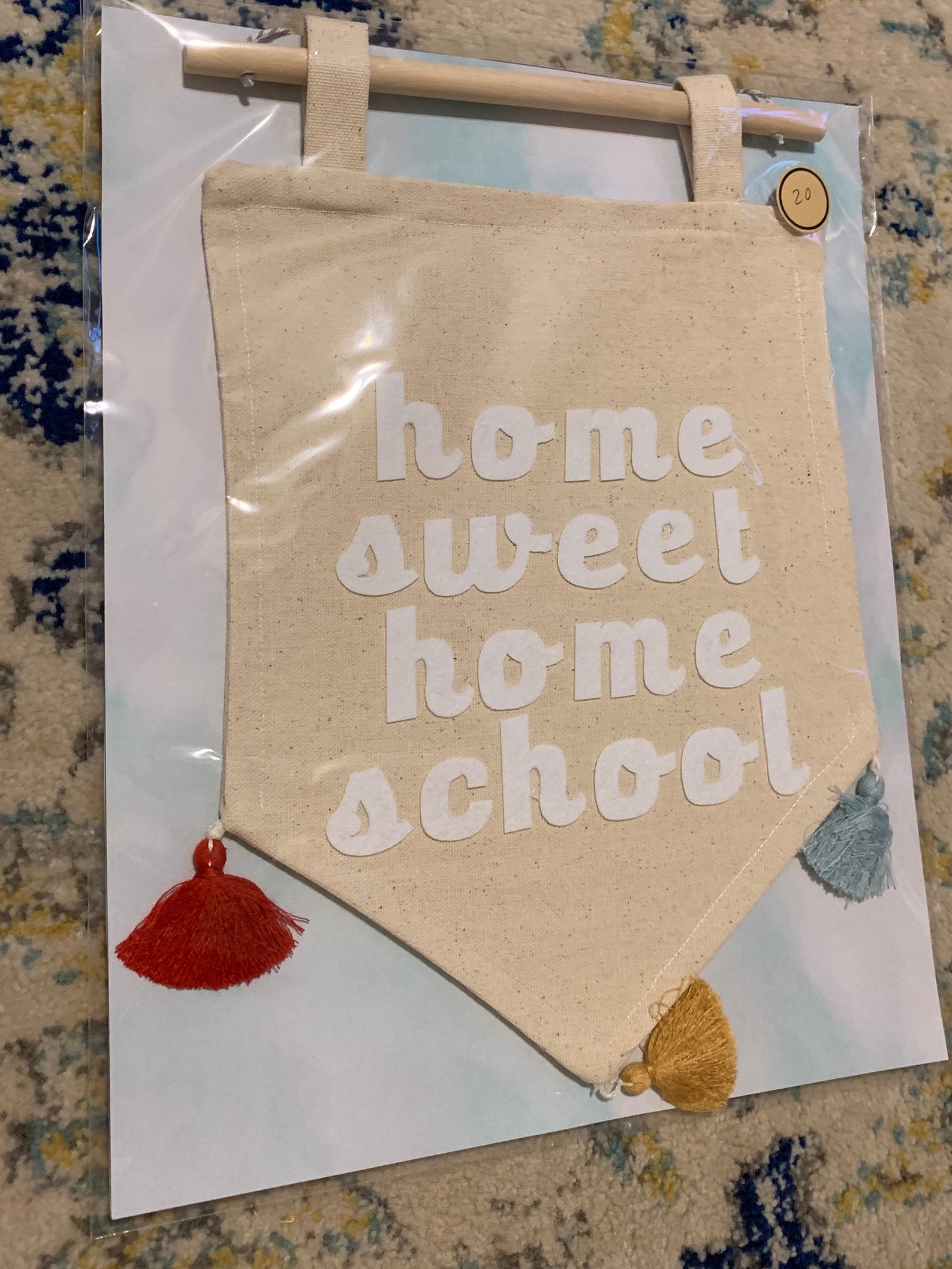 Virtual Learning & Homeschool Wall Decor Home Sweet Home | Etsy