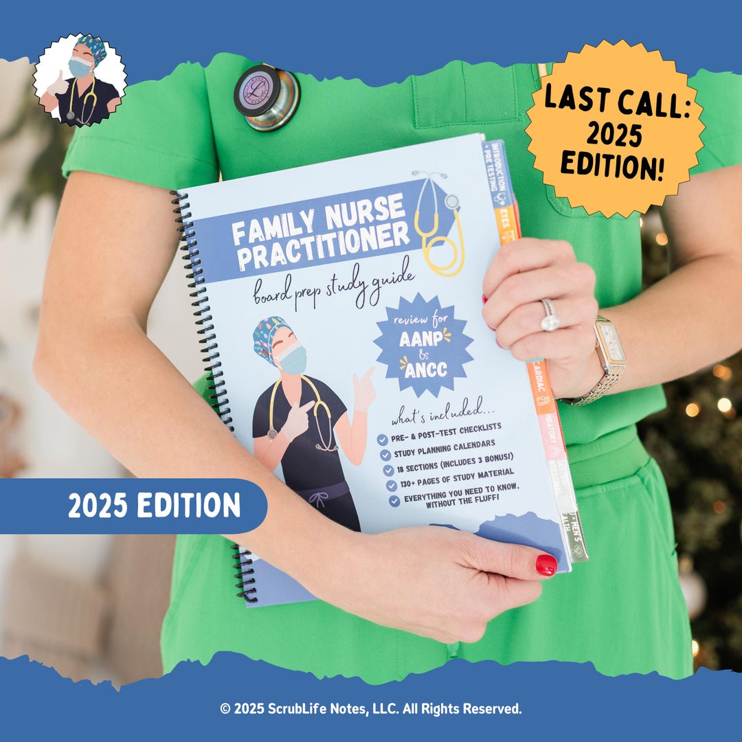 The 2025 Family Nurse Practitioner Board Prep Study Guide | Spiral ...