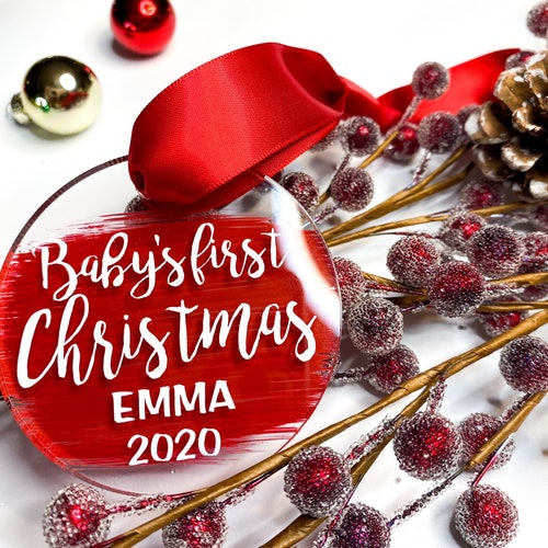 Baby s First Christmas Personalized Acrylic Ornament Etsy baby-s-first-christmas-personalized-acrylic-ornament-etsy