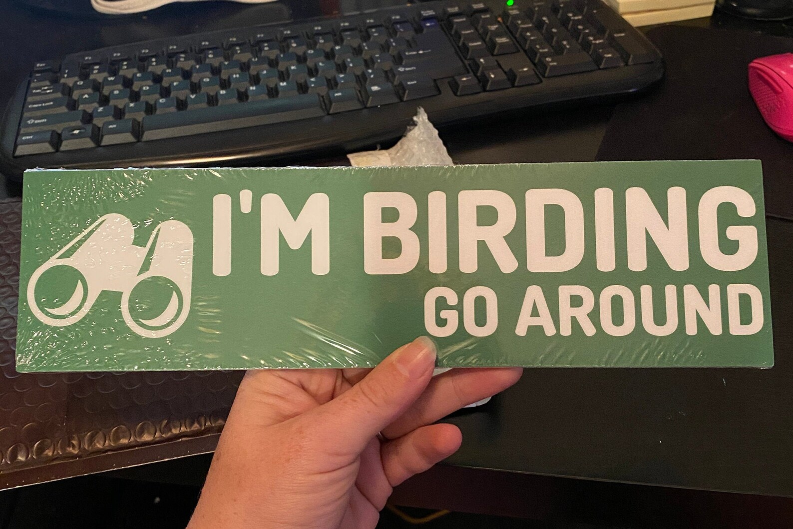 I'm Birding Go Around Bumper Sticker | Etsy