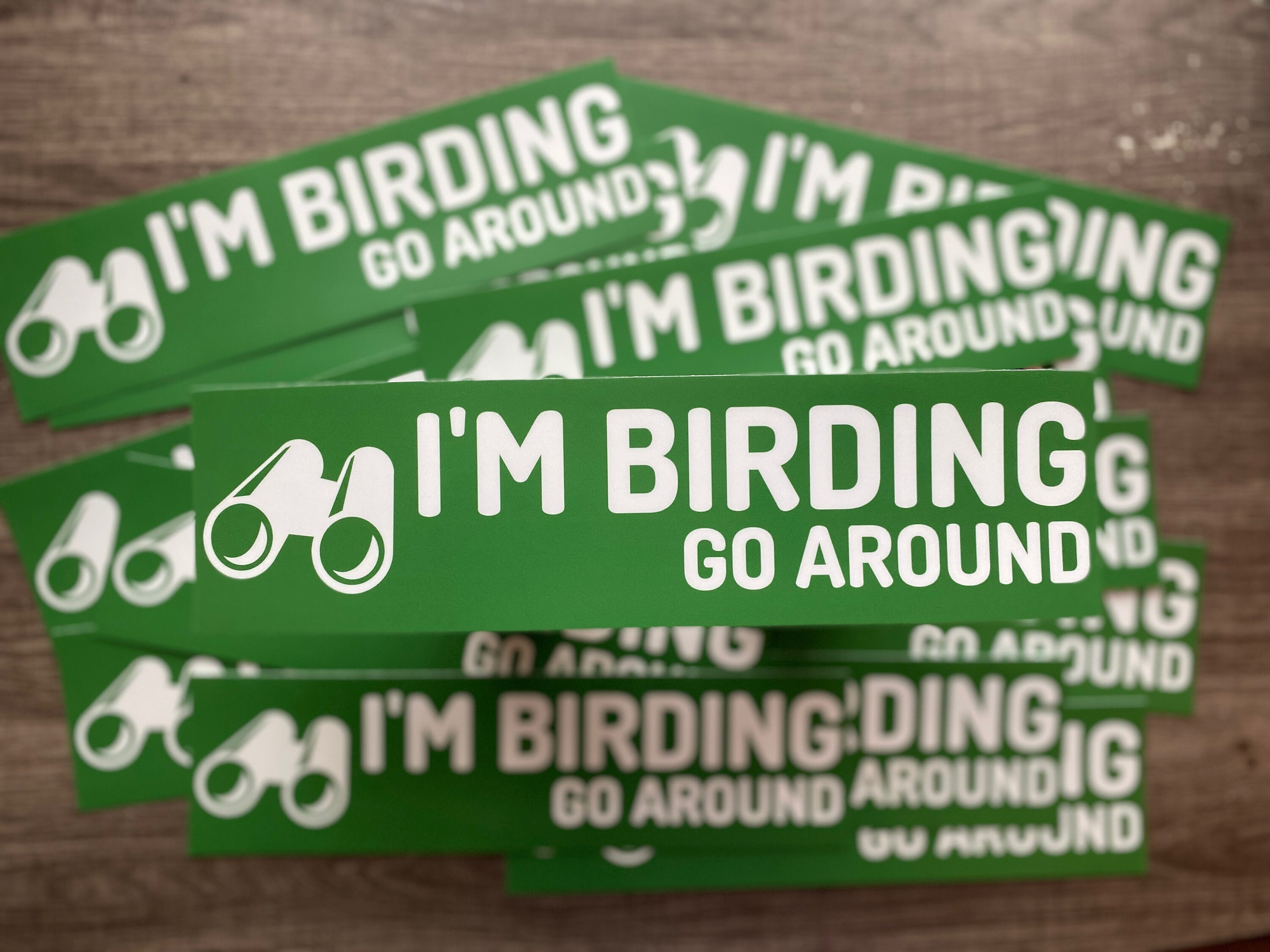 I'm Birding Go Around Bumper Sticker | Etsy