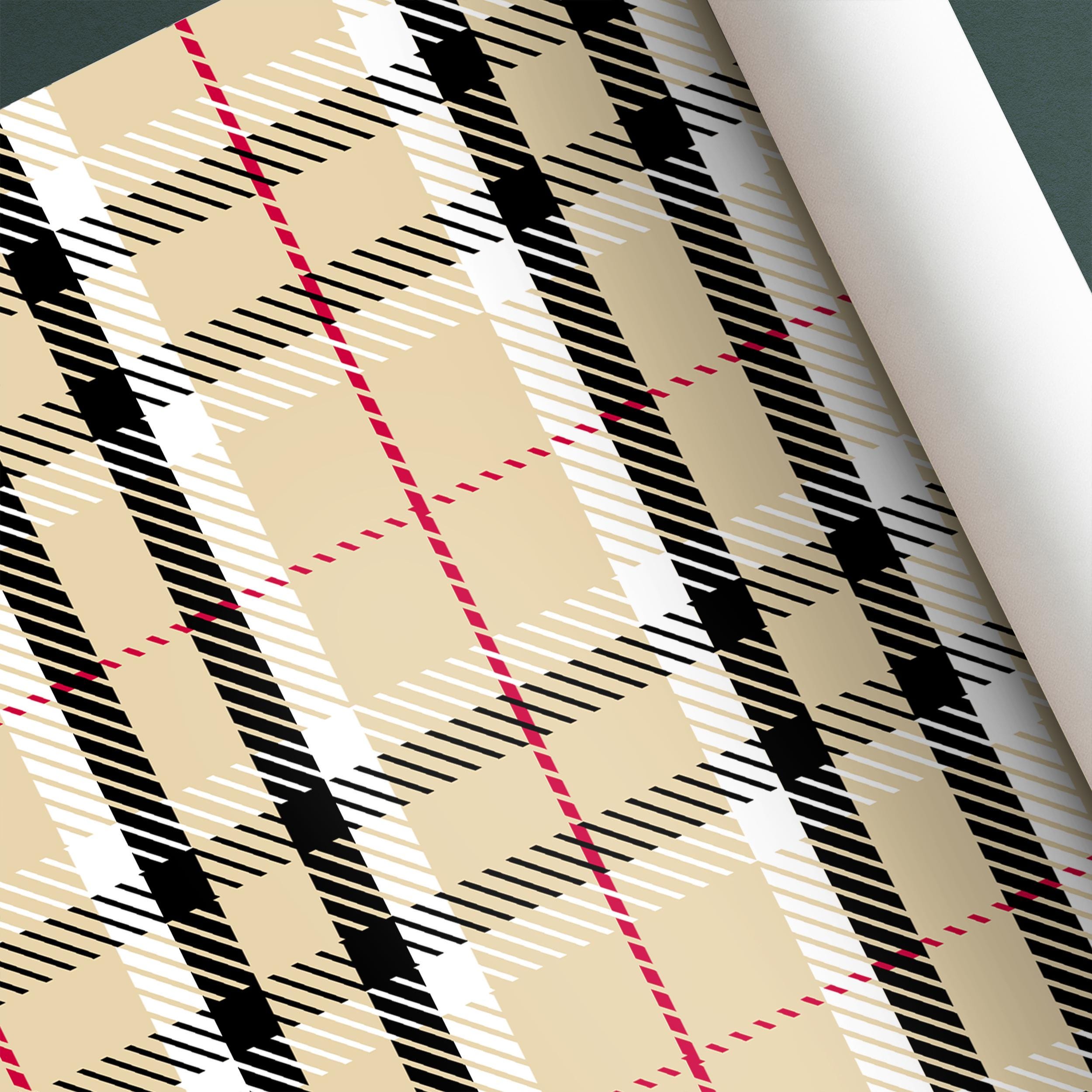 Classic Plaid Pattern Peel and Stick Wallpaper in Elegant Tartan Design ...