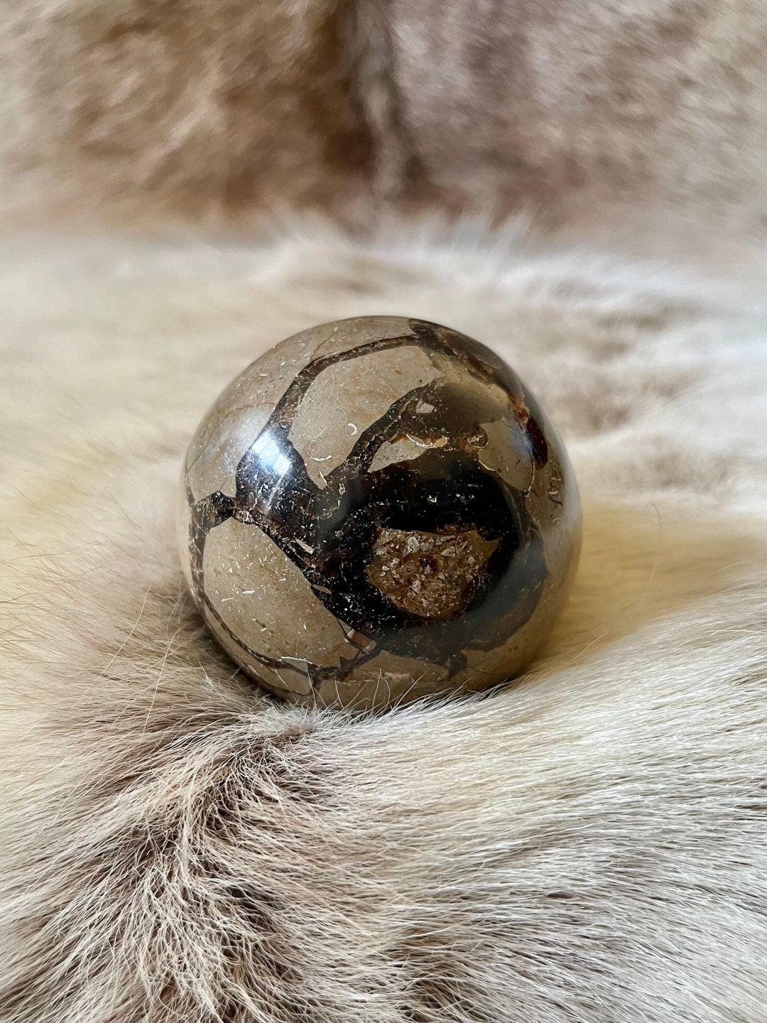 Septaria Mineral Sphere Septaria Crystal Ball - Etsy