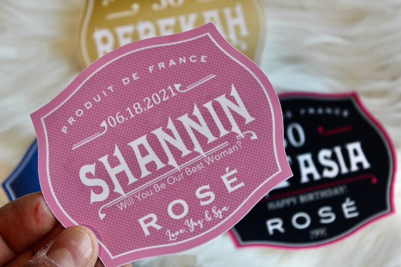 Personalized Champagne Label Custom Champagne Sticker 30th - Etsy