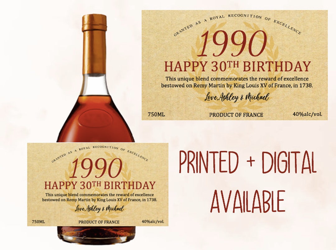 Birthday Custom 1738, Birthday Custom Cognac Champagne, Father's Day ...
