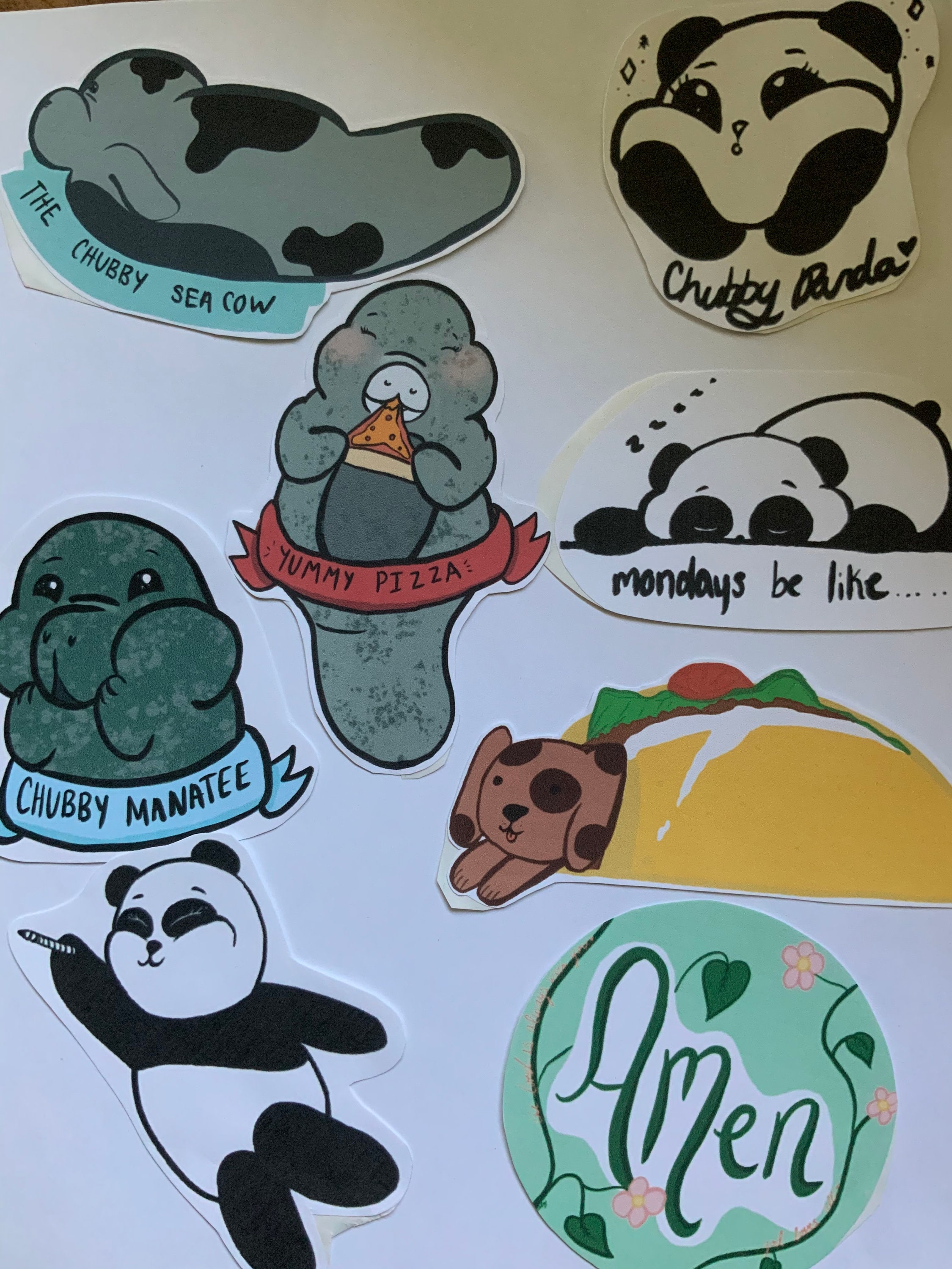 8 Sticker Pack Set Etsy