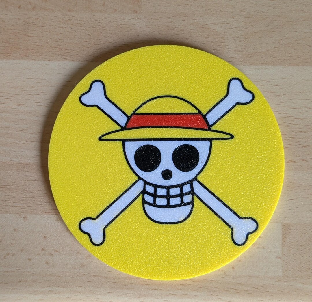 One Piece Inspired 3d Printed Drinks Coasters - Etsy