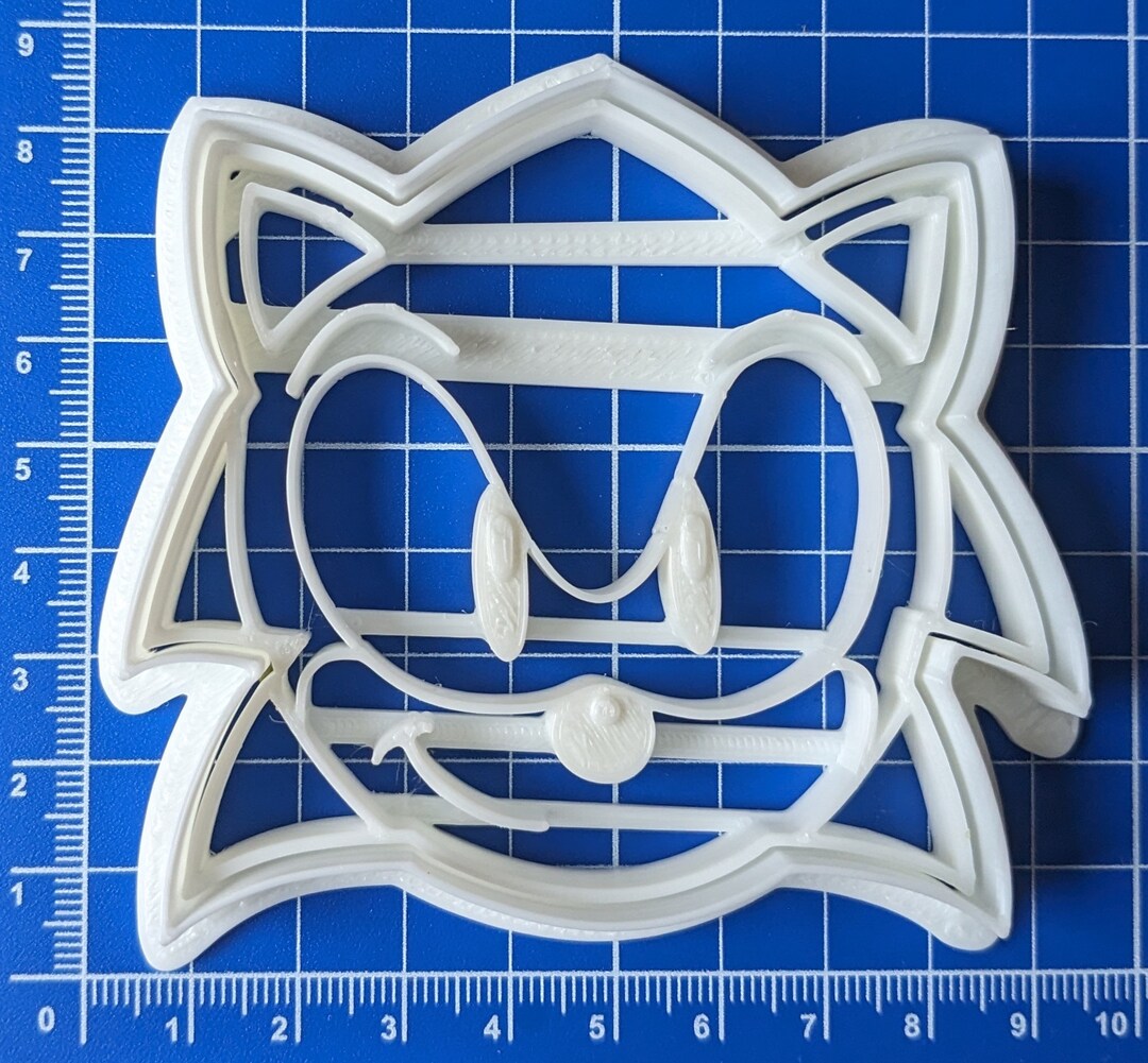 Sonic Head All in 1 or 2 Part Cookie Cutter 3d Printed - Etsy