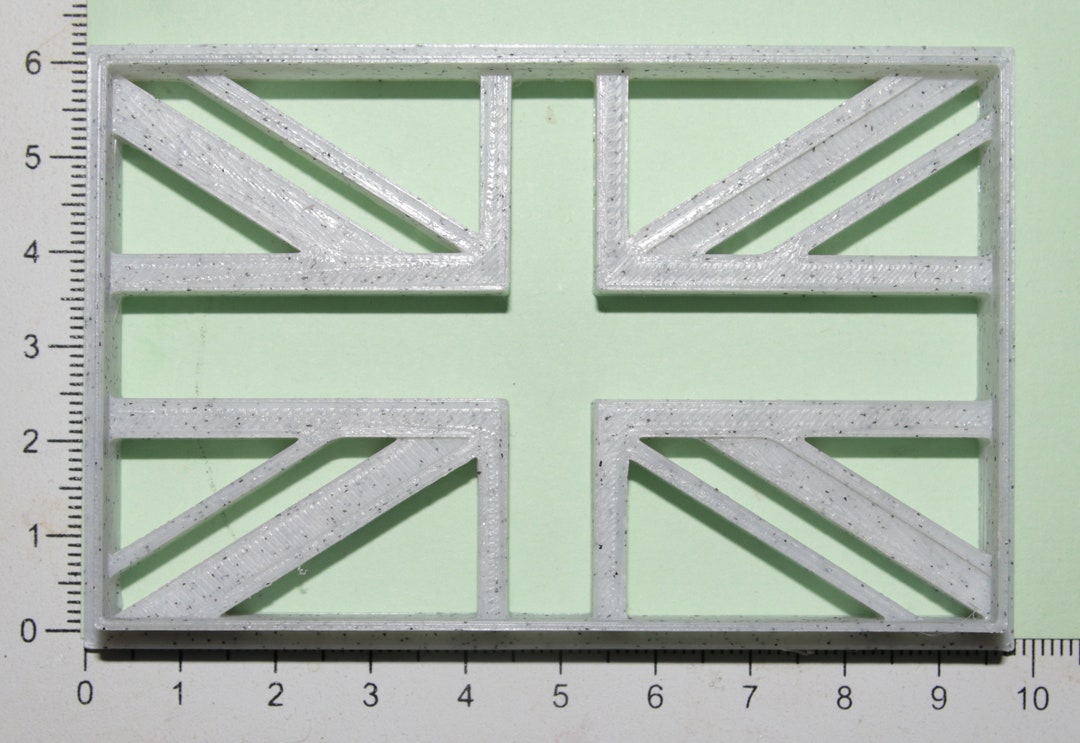 Union Jack Cookie or Fondant Cutter 3d Printed - Etsy UK
