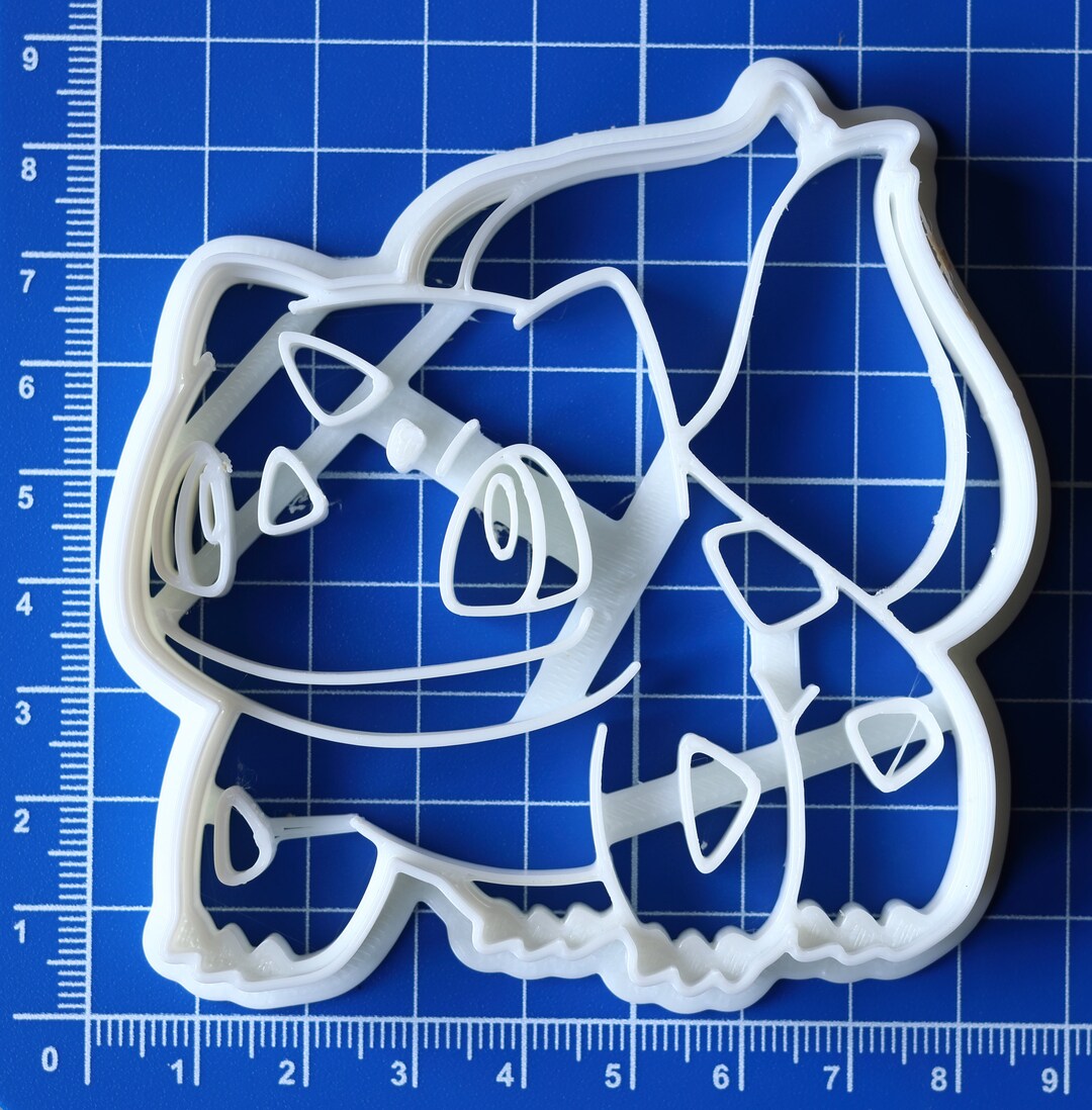Pokemon Bulbasaur Cookie or Fondant Cutter 3d Printed - Etsy