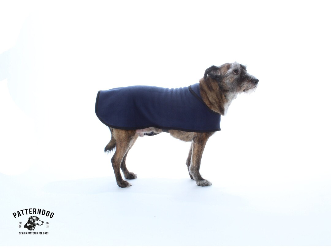 Dog Fleece Coat 2 PDF Sewing Pattern Sizes XXS to 3XL (8 Sizes) Instant ...