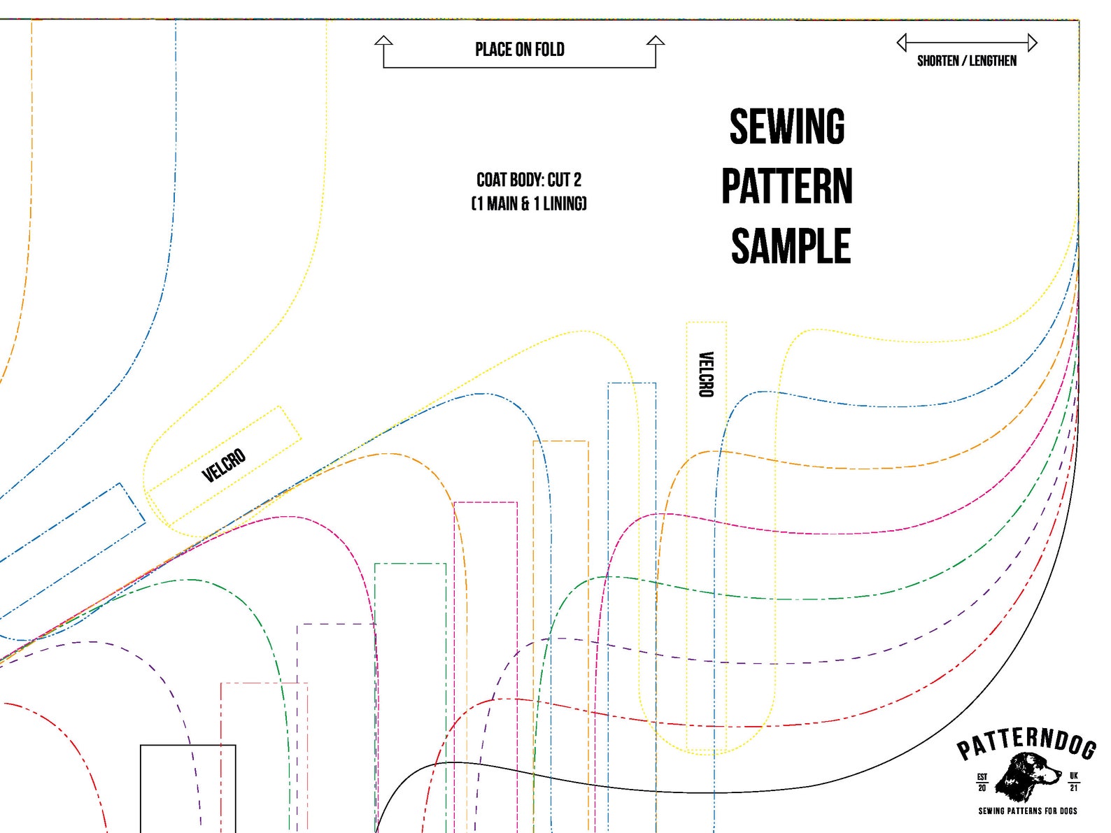 Dog Fleece Polo PDF Sewing Pattern Sizes XXS to 3XL | Etsy