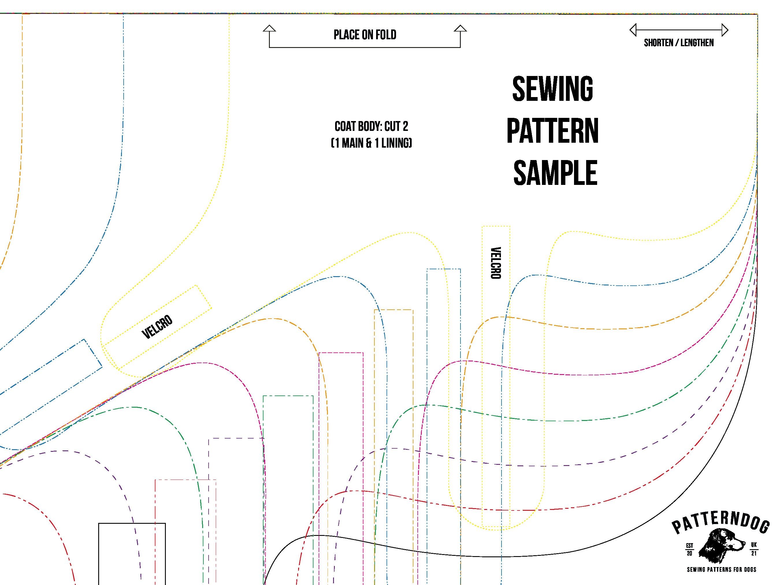 Dog Tweed Coat PDF Sewing Pattern Sizes XXS to 3XL 8 Sizes - Etsy