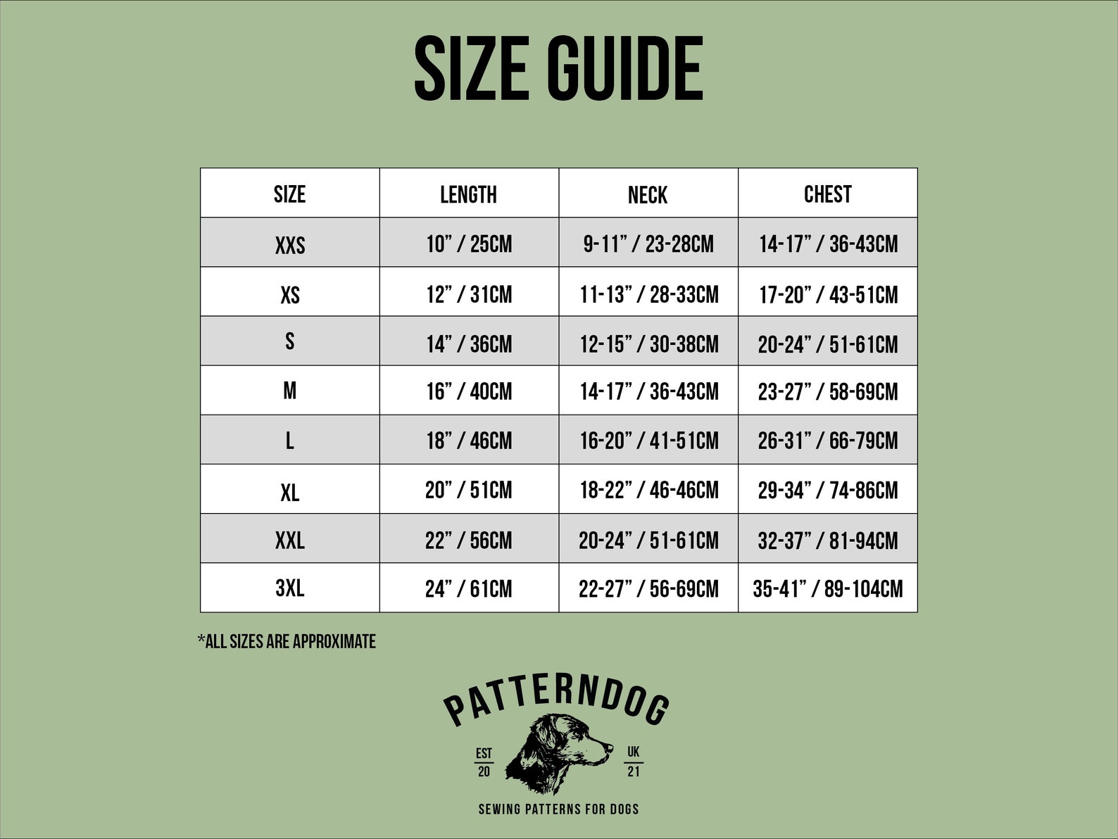 Dog Fleece Polo PDF Sewing Pattern Sizes XXS to 3XL | Etsy