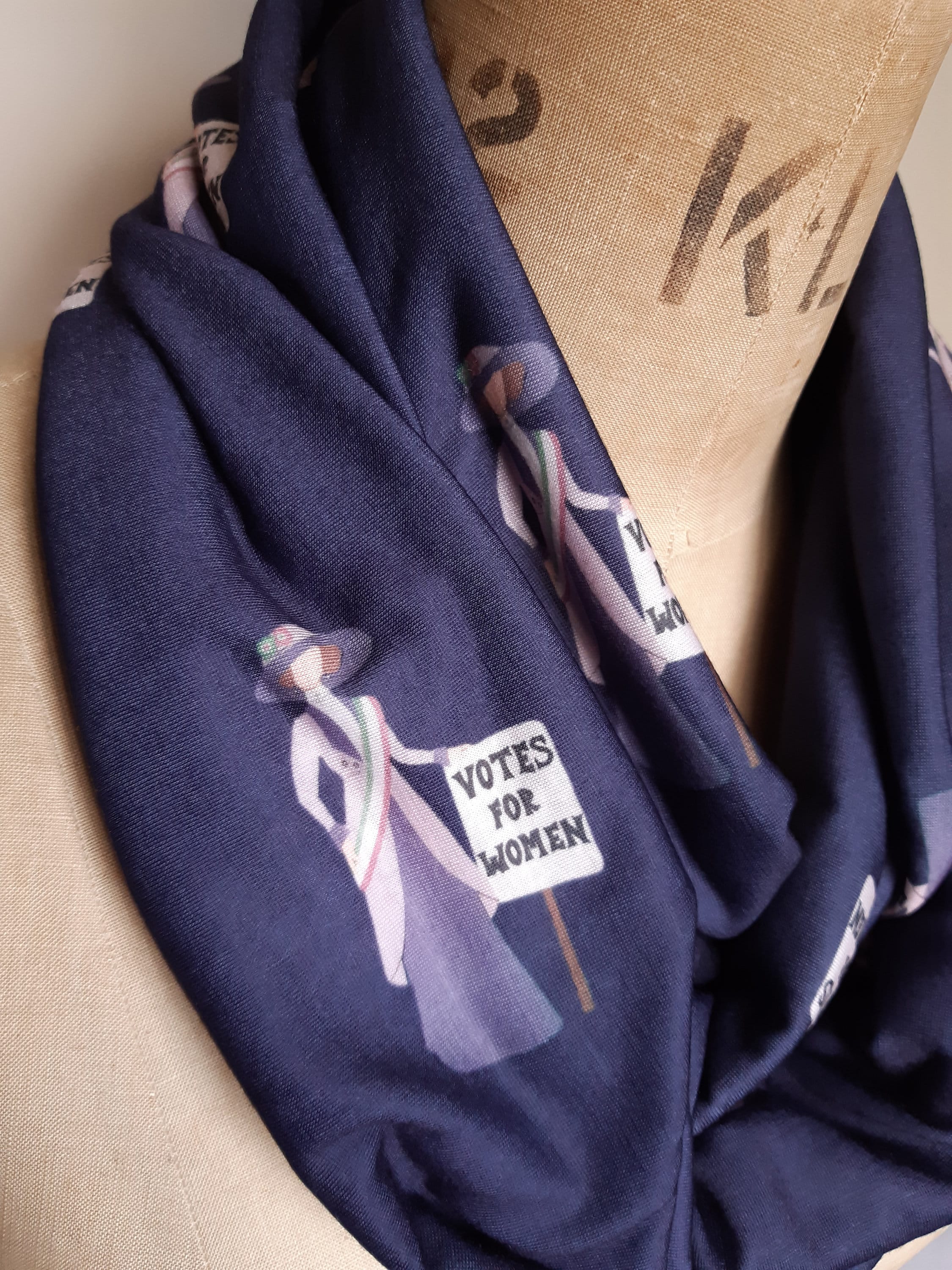 Suffragette Infinity Scarf, Votes for Women, Heritage Lover, Girl Power ...