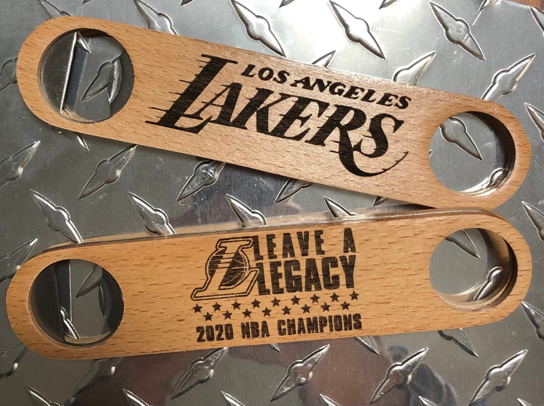 Los Angeles Lakers NBA Champions 2020 Bottle Opener. Laser Engraved. - Etsy