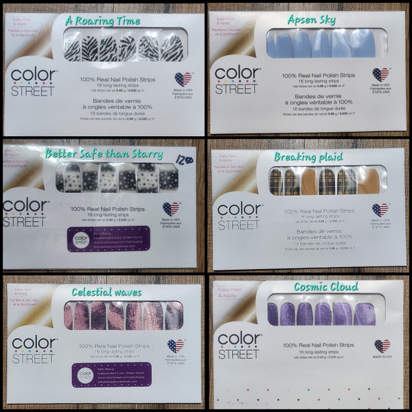 Color Street Nail Strips - Etsy