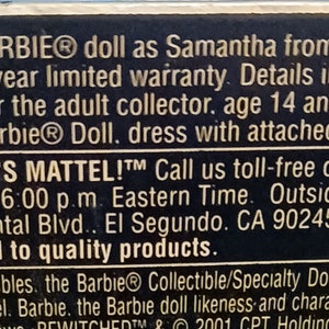 Barbie Colection Bewitched - Etsy